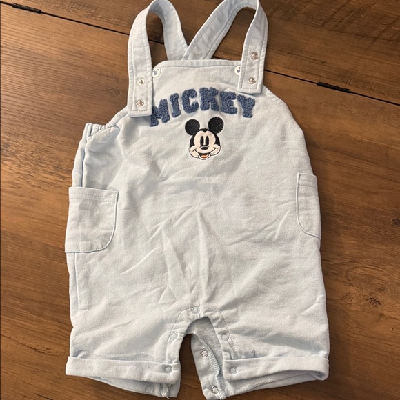 Disney | Bottoms | Disney Light Blue Mickey Mouse Overalls | Poshmark
